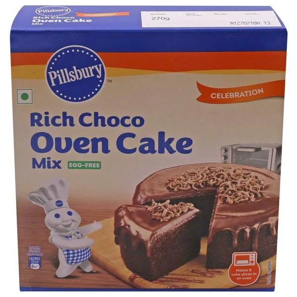 Pillsburry Eggless Rich Choco Oven Cake Mix 270 g - JioMart