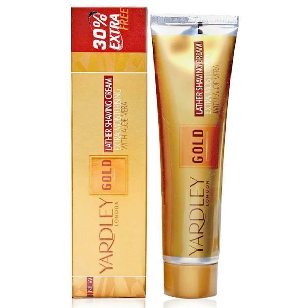 Yardley London Gold Lather Shaving Cream 91 g (70 g + 21 g Free) - JioMart