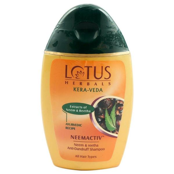 Lotus Kera-Veda Neemactiv Neem & Reetha Anti-Dandruff Shampoo 150 ml ...