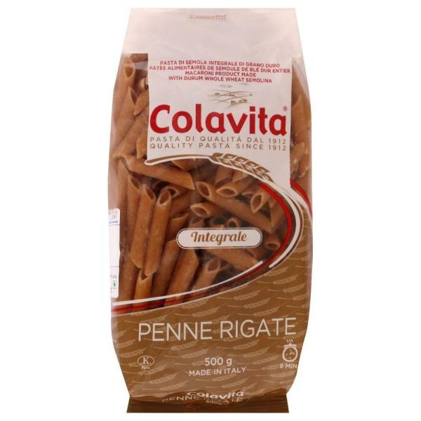 Colavita Whole Wheat Penne Rigate Pasta 500 g - JioMart