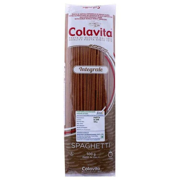 Colavita Whole Wheat Spaghetti Pasta 500 g - JioMart