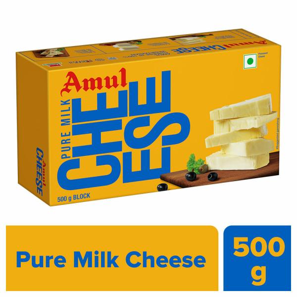 Amul Processed Cheese Block 500 g (Carton) - JioMart