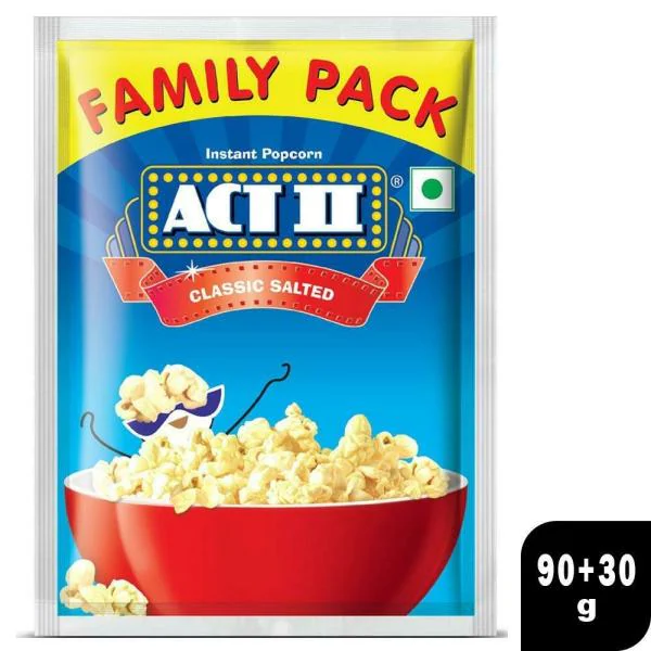 Act II Classic Salted Instant Popcorn 90 g - JioMart