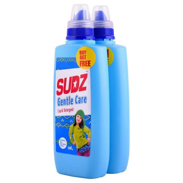 Sudz Gentle Care Liquid Detergent 500 g (Buy 1 Get 1 Free) - JioMart