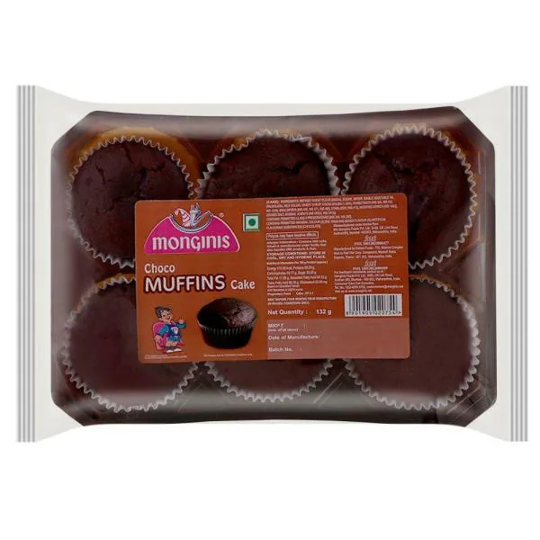 Monginis Choco Muffins 132 g (Pack) - JioMart