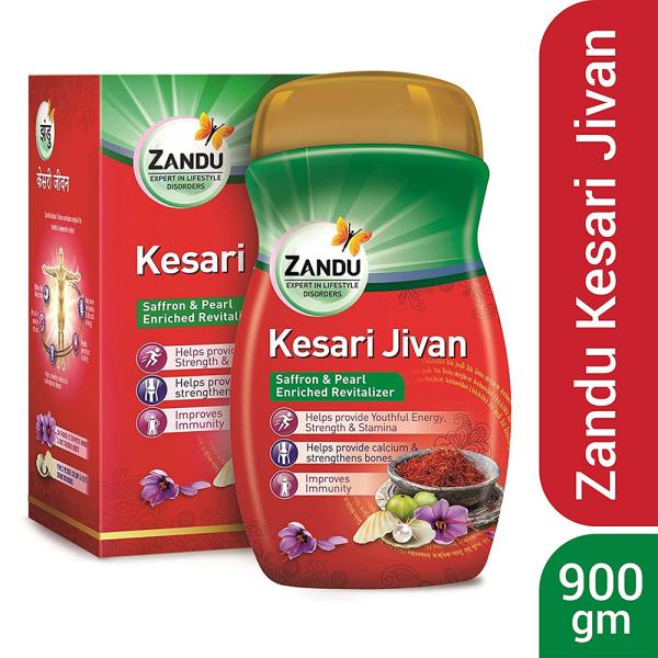 Zandu Kesari Jivan Saffron Pearl Revitalizer Chyawanprash 900 g - JioMart