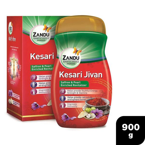Zandu Kesari Jivan Saffron Pearl Revitalizer Chyawanprash 900 g - JioMart