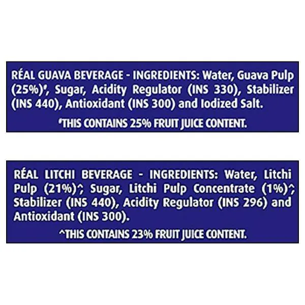 Real Greetings Festive Delight Juice PVC Pack 1 L (2 pcs) - JioMart