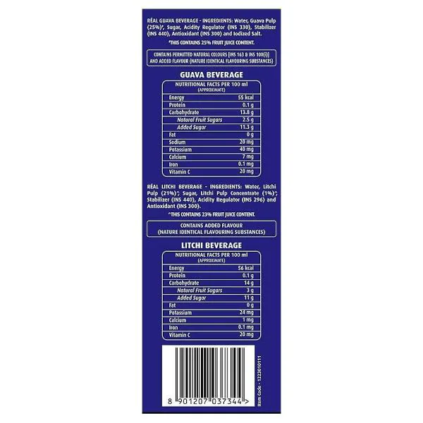 Real Greetings Festive Delight Juice PVC Pack 1 L (2 pcs) - JioMart