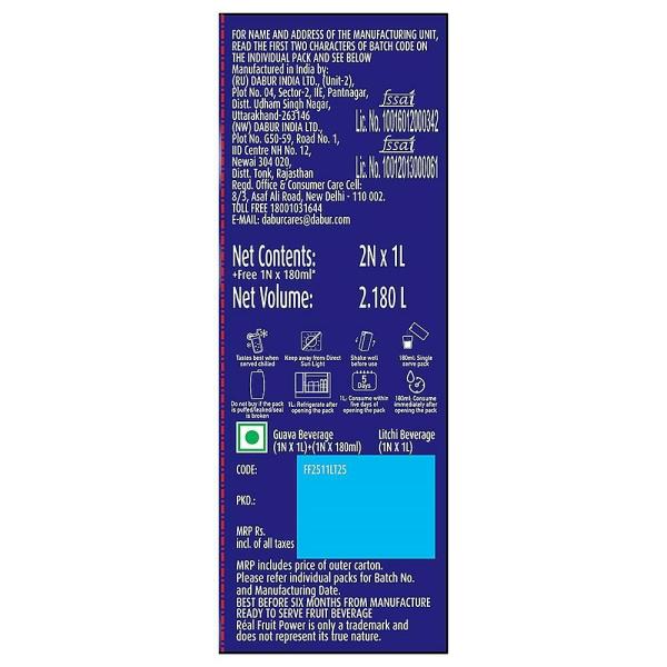 Real Greetings Festive Delight Juice PVC Pack 1 L (2 pcs) - JioMart