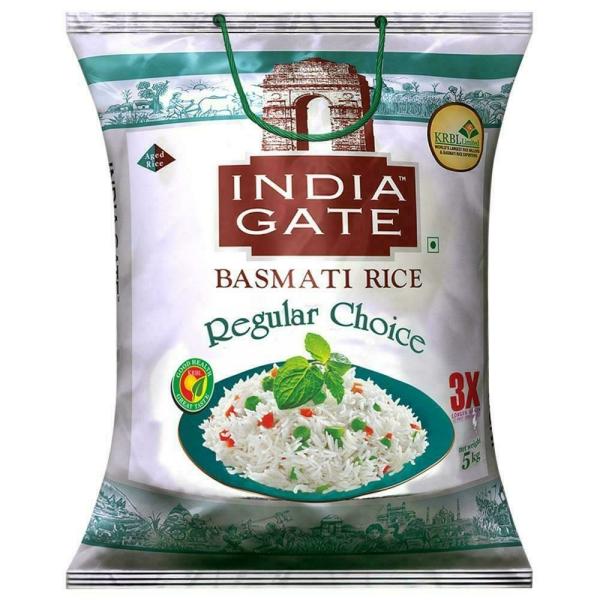 India Gate Regular Choice Basmati Rice 5 kg - JioMart