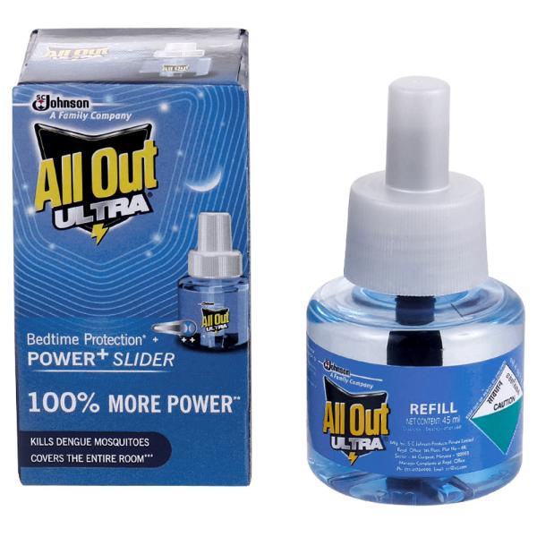 All Out Ultra Power+ Slider Mosquito Repellent Refill 45 ml - JioMart