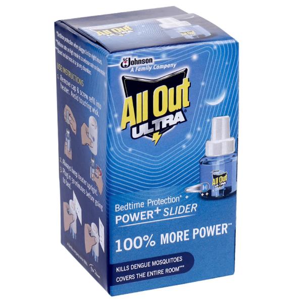 All Out Ultra Power+ Slider Mosquito Repellent Refill 45 ml - JioMart