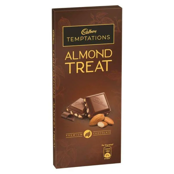 Cadbury Temptations Almond Treat Chocolate 72 g - JioMart