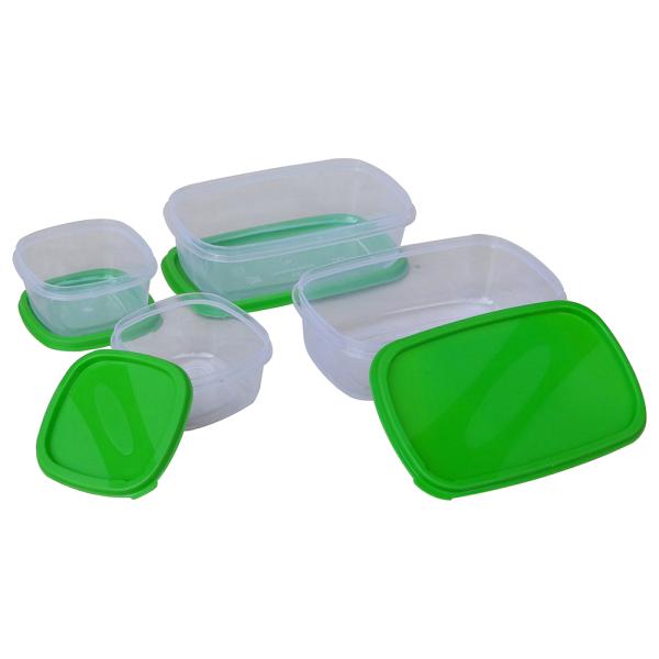 Princeware Assorted Colour Plastic Container Set 568 ml (4 pcs) - JioMart