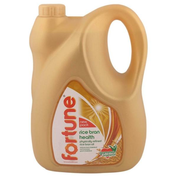 Fortune Rice Bran Health Physically Refined Rice Bran Oil 5 L - JioMart