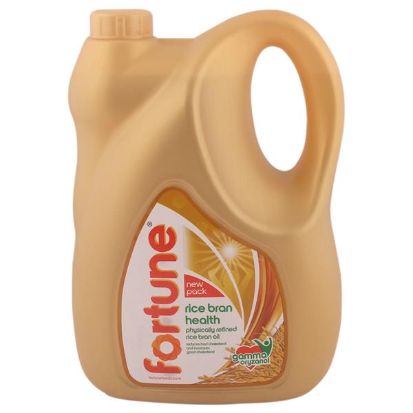 Fortune Rice Bran Health Physically Refined Rice Bran Oil 5 L - JioMart