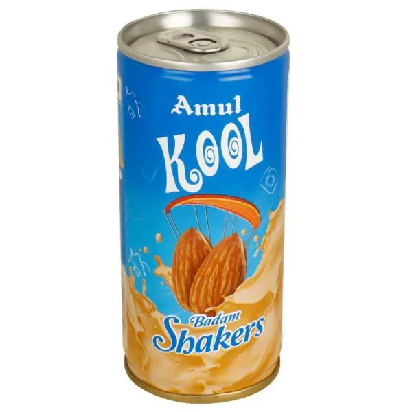 Amul Kool Badam Milkshake 200 ml (Can) - JioMart