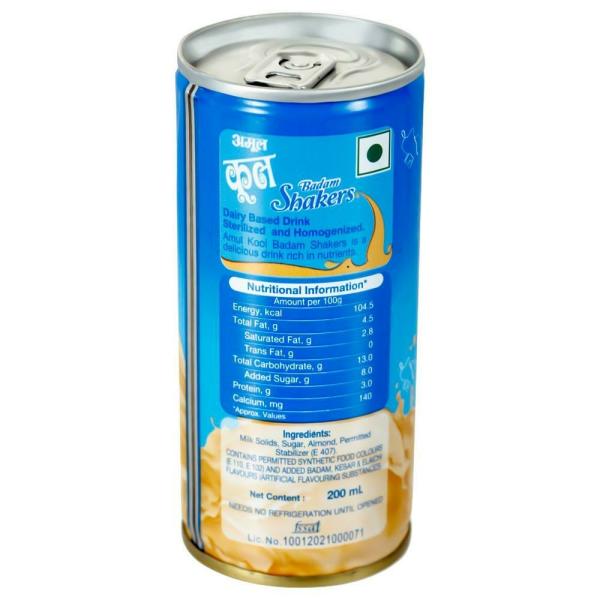 Amul Kool Badam Milkshake 200 ml (Can) - JioMart