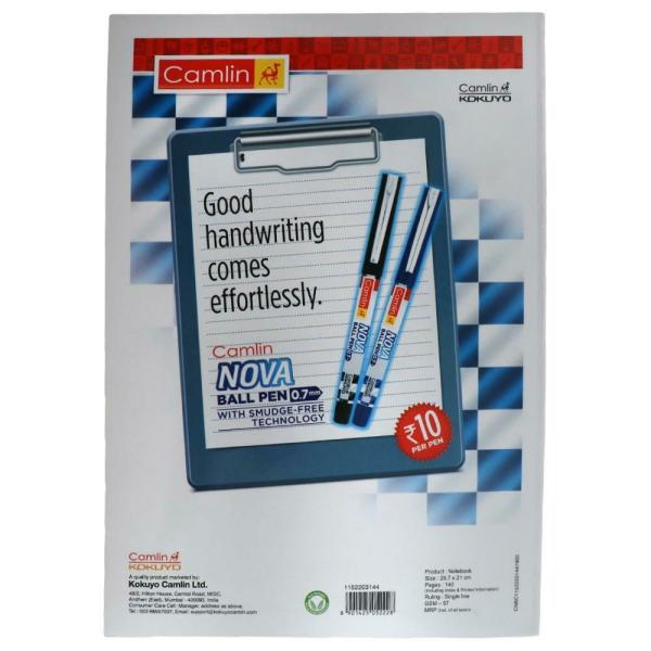 Camlin Single Line Long Notebook (144 pgs) - JioMart