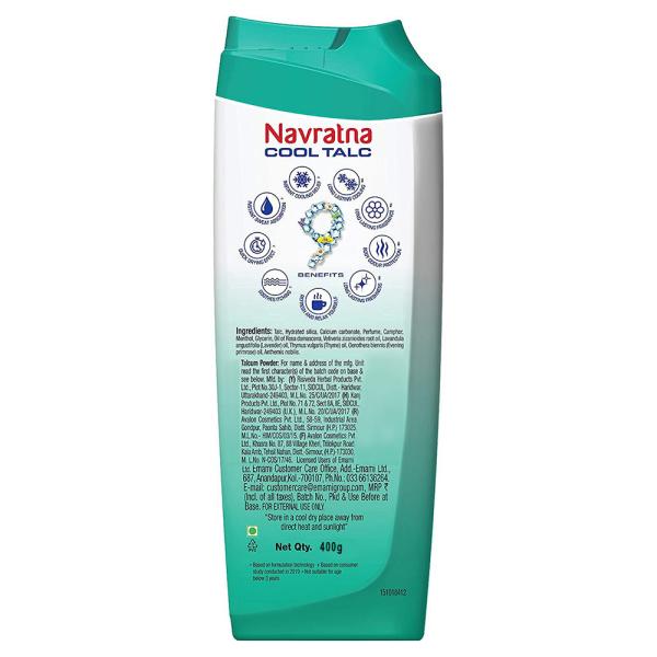 Navratna Active Deo Cool Talc 400 g - JioMart
