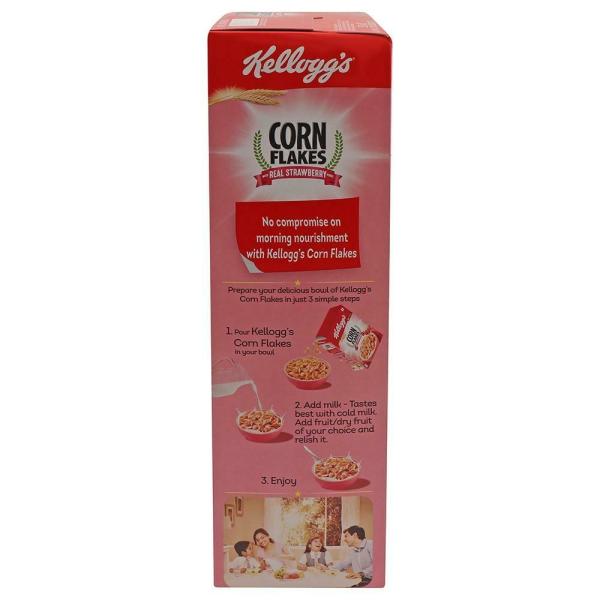 Kellogg's Corn Flakes With Real Strawberry Puree 575 g - JioMart