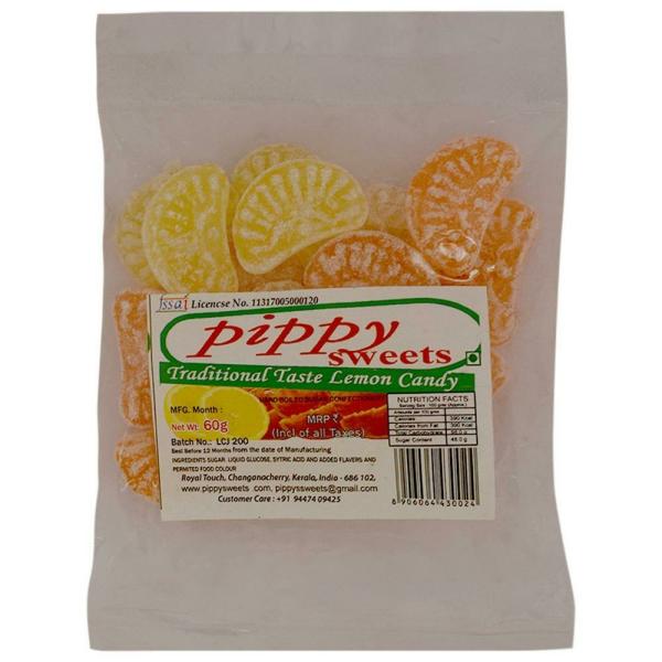 Pippy Lemon Candy 60 g - JioMart