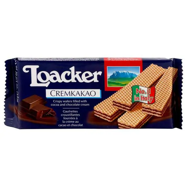 Loacker Creamkakao Cocoa & Chocolate Cream Wafers 90 g - JioMart