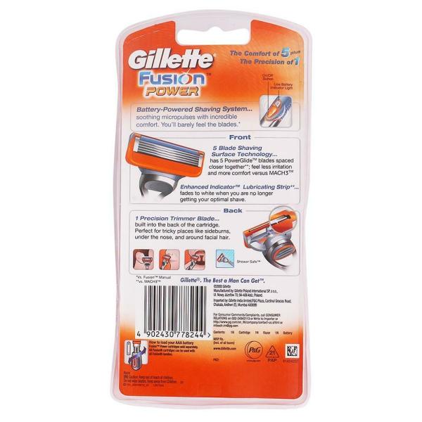 Gillette Fusion Power 5 Blade Shaving Razor - JioMart