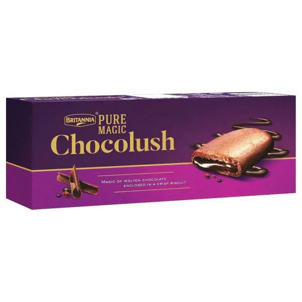 Britannia Pure Magic Chocolush Cream Biscuits 75 g - JioMart