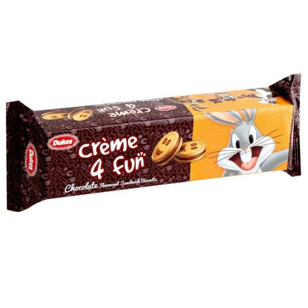 Dukes Creme 4 Fun Chocolate Cream Biscuits 150 g (Pouch) - JioMart