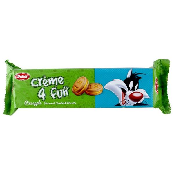 Dukes Creme 4 Fun Pineapple Cream Biscuits 150 g - JioMart