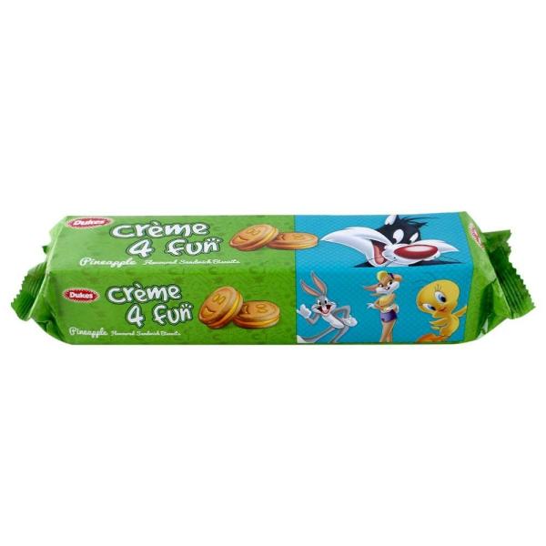 Dukes Creme 4 Fun Pineapple Sandwich Biscuits 150 g - JioMart