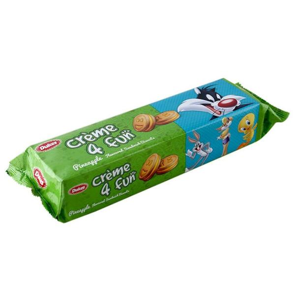 Dukes Creme 4 Fun Pineapple Sandwich Biscuits 150 g - JioMart