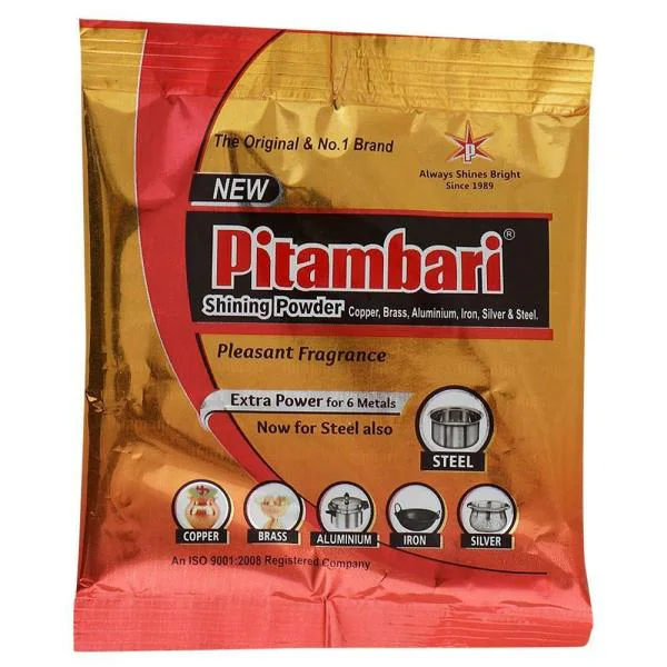Pitambari Rooperi Silver Shine & Dishwash Powder Combo Pack (50 ml + 30 ...