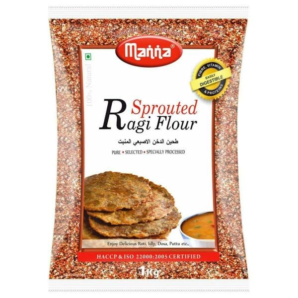 Manna Sprouted Ragi Flour 1 kg - JioMart