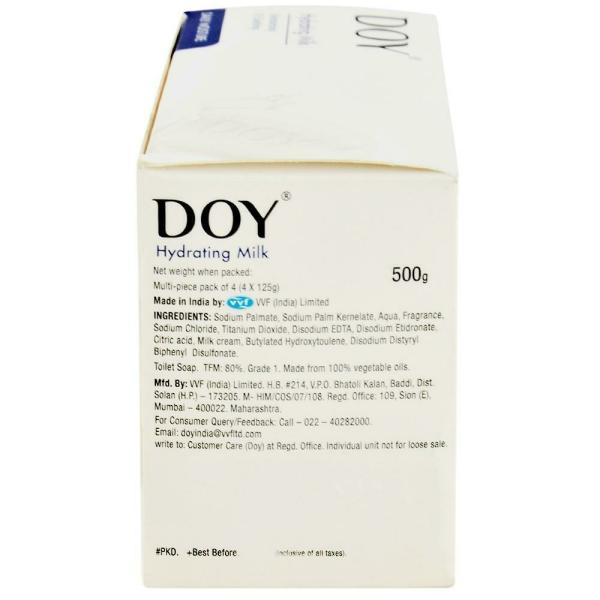 Doy Daily Moisture Hydrating Milk Soap 125 g (Pack of 4) - JioMart