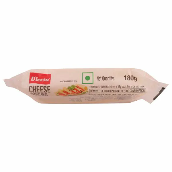 D'lecta Cheese Slices 180 g (Pack) - JioMart