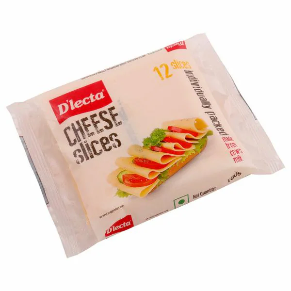 D'lecta Cheese Slices 180 g (Pack) - JioMart