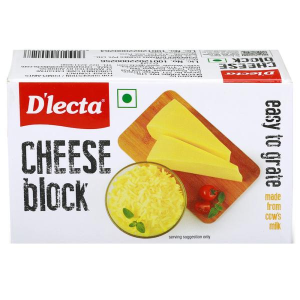 D'lecta Processed Cheese Block 400 g (Carton) - JioMart