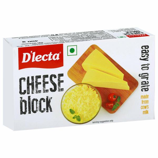 D'lecta Processed Cheese Block 400 g (Carton) - JioMart
