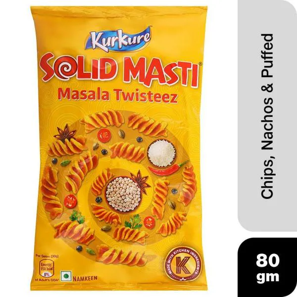 Kurkure Solid Masti Masala Twisteez 80 g - JioMart