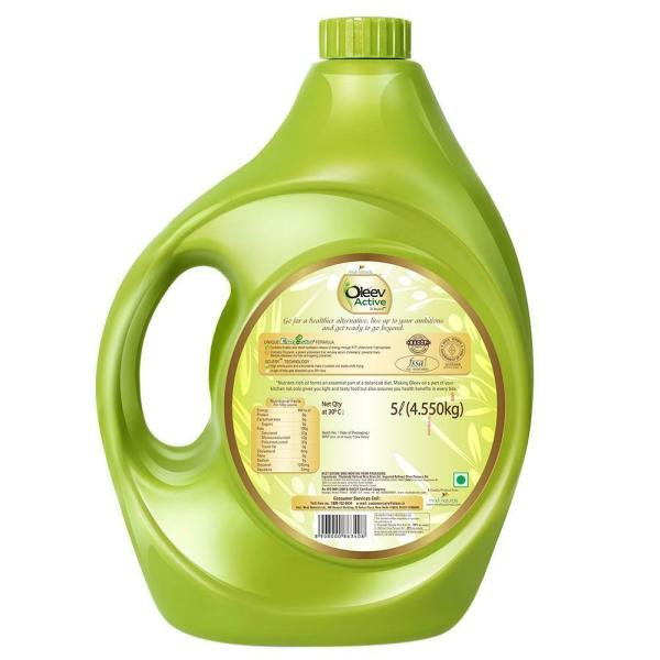 Oleev Active Blended Edible Vegetable Oil 5 L - JioMart