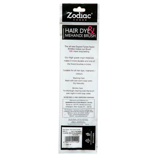 Zodiac Combs Hair Dye & Mehendi Brush 2 pcs - JioMart