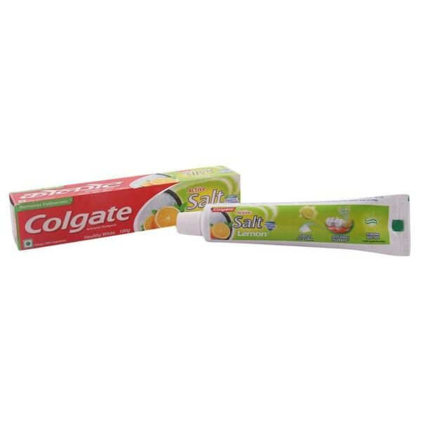 Colgate Active Salt Healthy White Lemon Toothpaste 100 g - JioMart