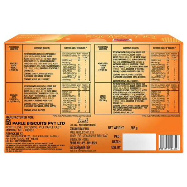 Parle Occasions Assorted Fusion Biscuits 263 g - JioMart
