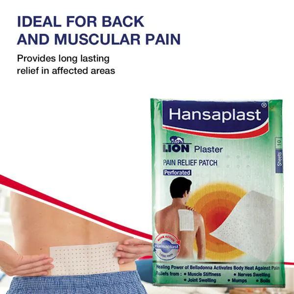 Hansaplast Lion Belladonna Heat Plaster 10 pcs - JioMart
