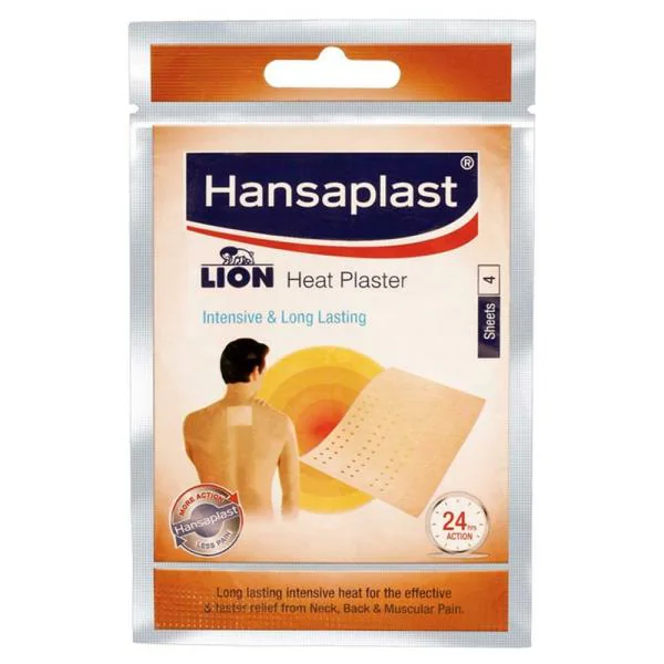 Hansaplast Lion Heat Plaster 4 pcs - JioMart