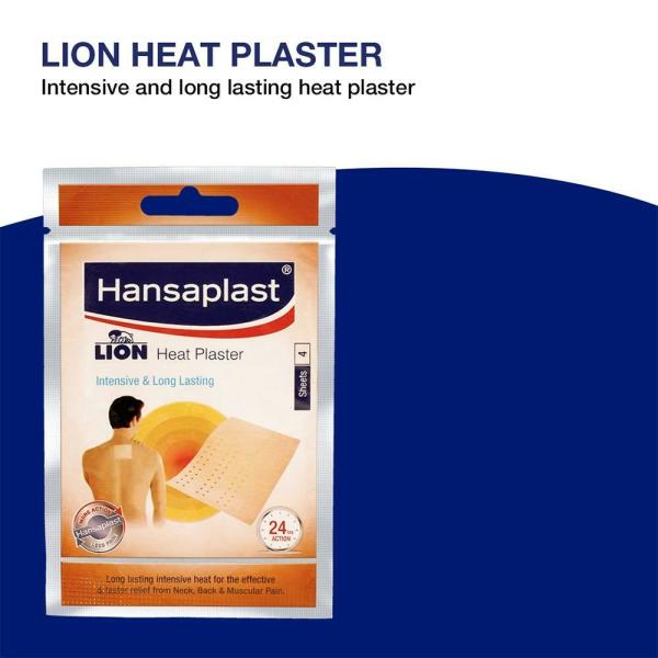 Hansaplast Lion Heat Plaster 4 pcs - JioMart