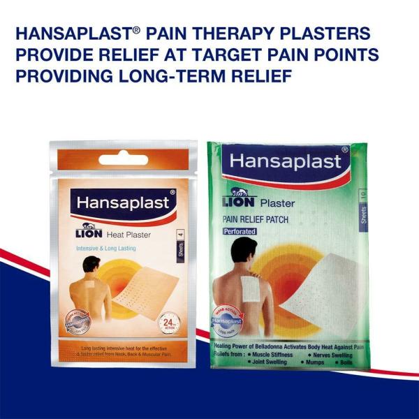 Hansaplast Lion Heat Plaster 4 pcs - JioMart